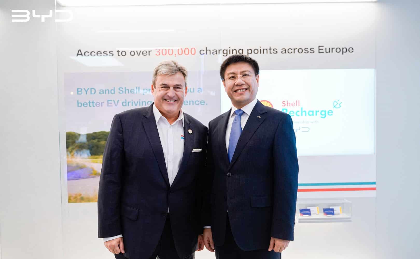 BYD owners now have access to 300,000 Shell EV chargers around Europe