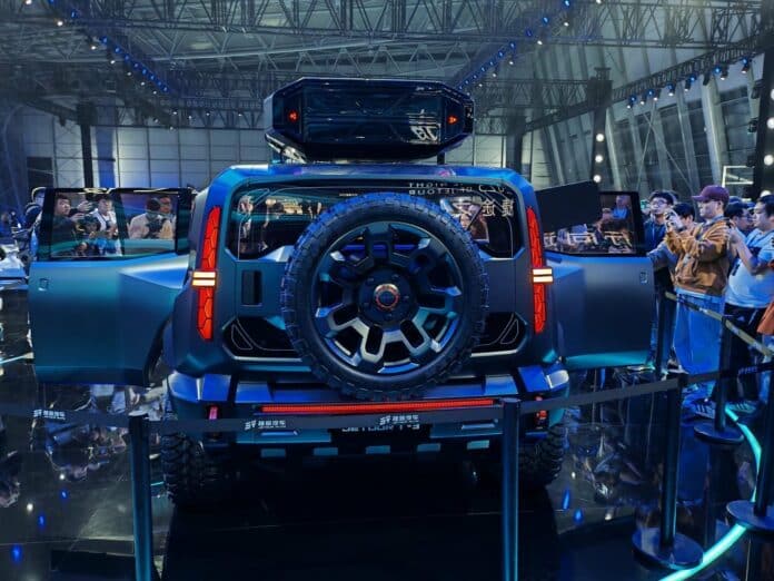 Jetour T-3 electric SUV unveiled with 1300 HP and suicide doors. The ...