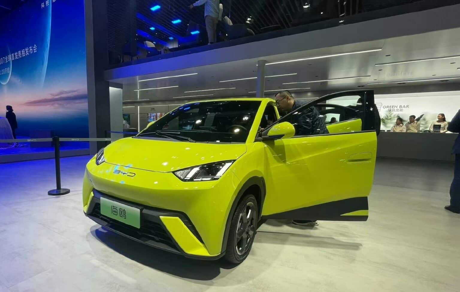 BYD Seagull launched, starting at 11,400 USD