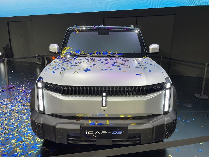 iCAR GT electric sports car debut in China