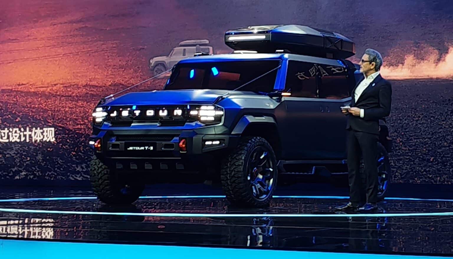 Jetour T-3 electric SUV unveiled with 1300 HP and suicide doors. The ...