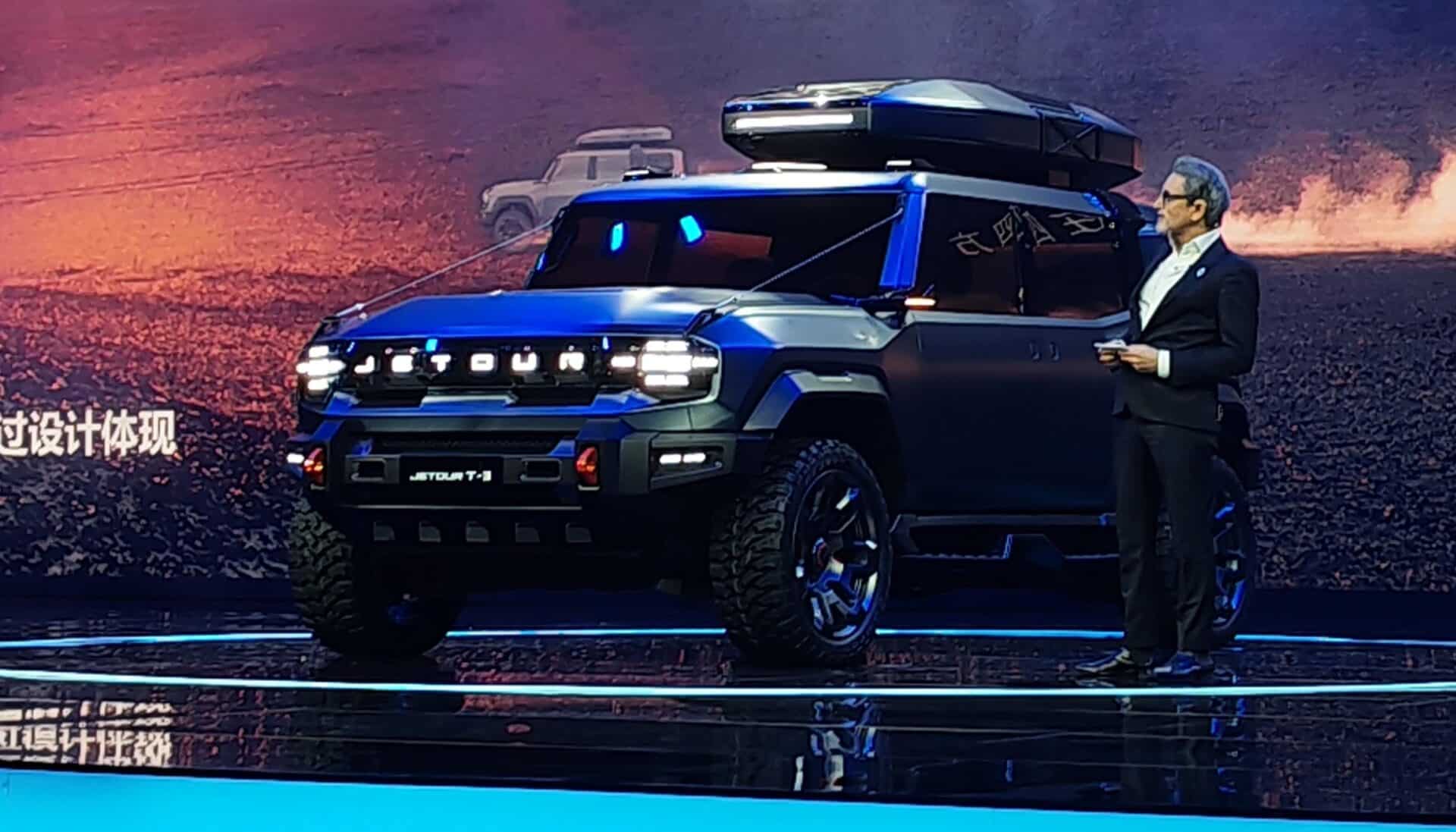 Jetour T-3 electric SUV unveiled with 1300 HP and suicide doors. The ...