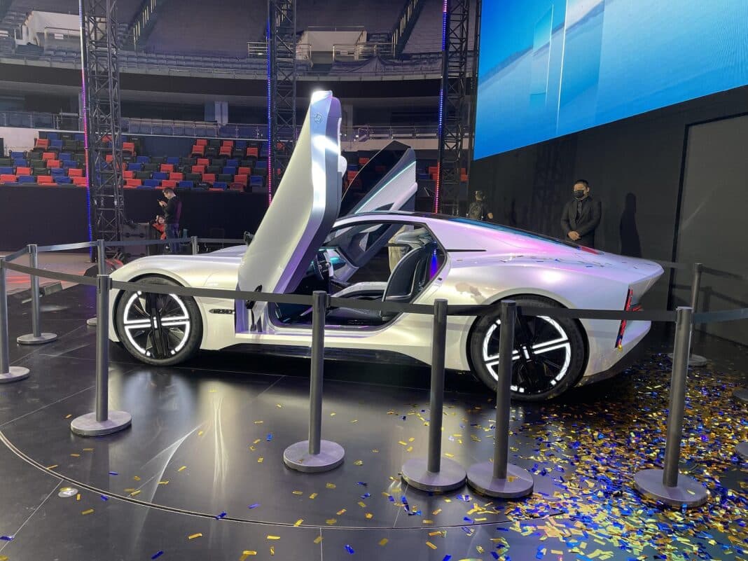 iCAR GT electric sports car debut in China