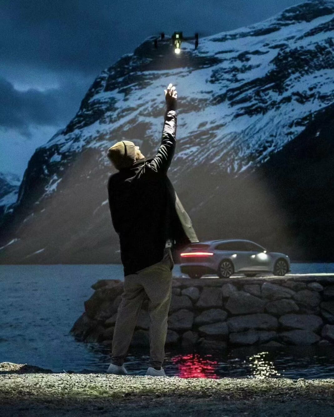 Nio ET5 Touring behind-the-scenes pictures leaks from promo shooting