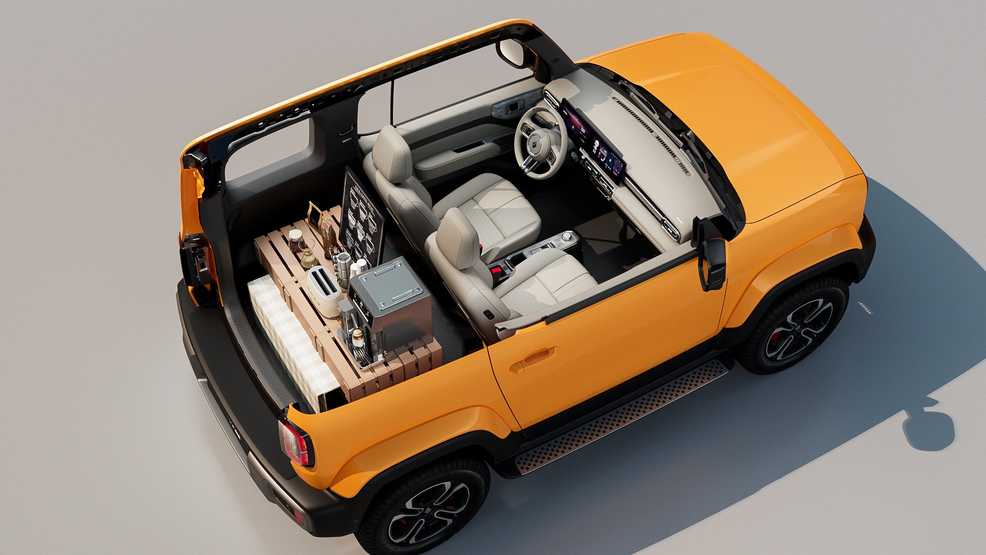 SGMW's Baojun Yep launched with a 35L frunk refrigerator in China