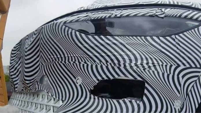 Interior of the Xpeng H93 MPV spied in China for the first time