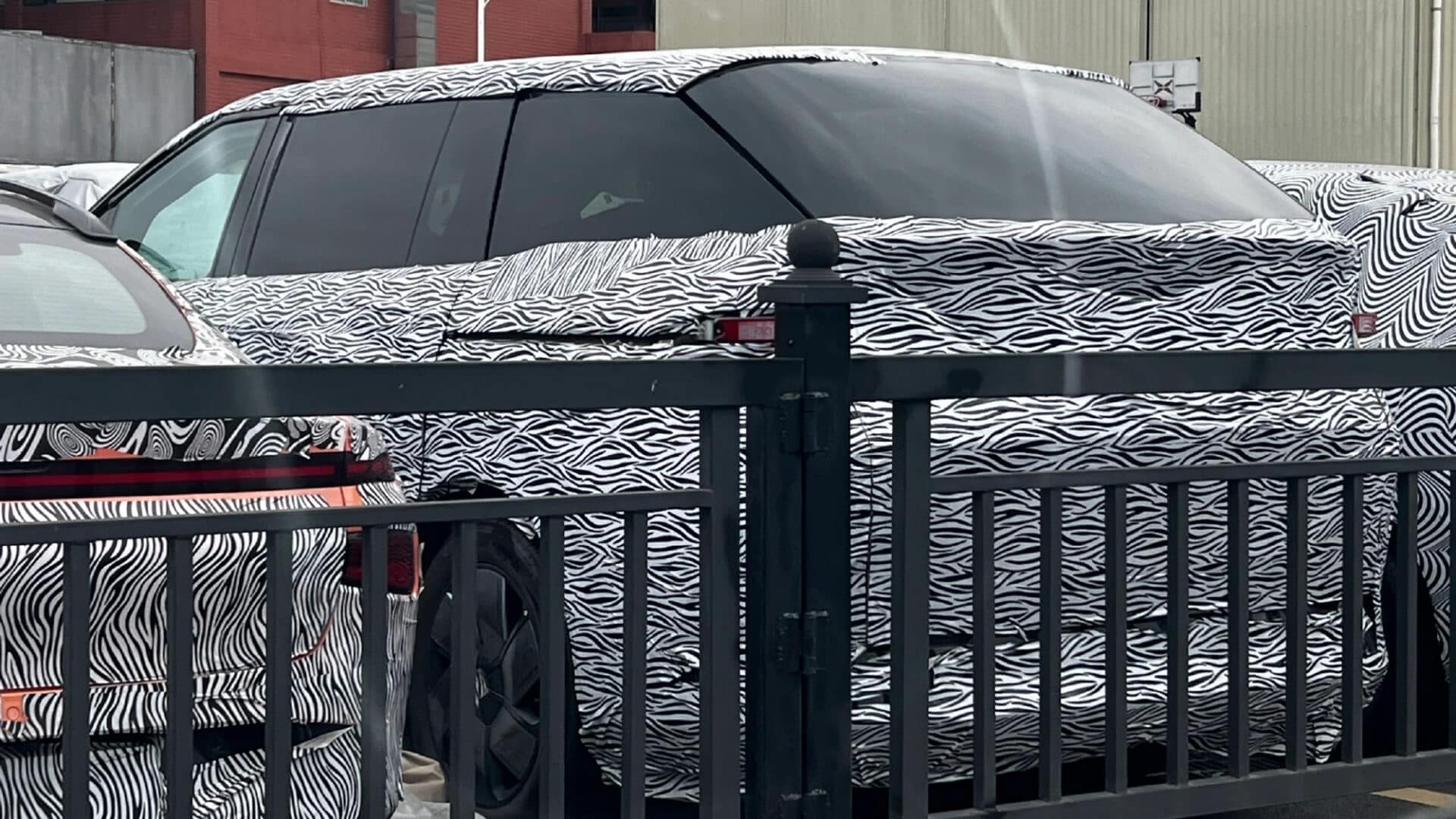 Interior of the Xpeng H93 MPV spied in China for the first time