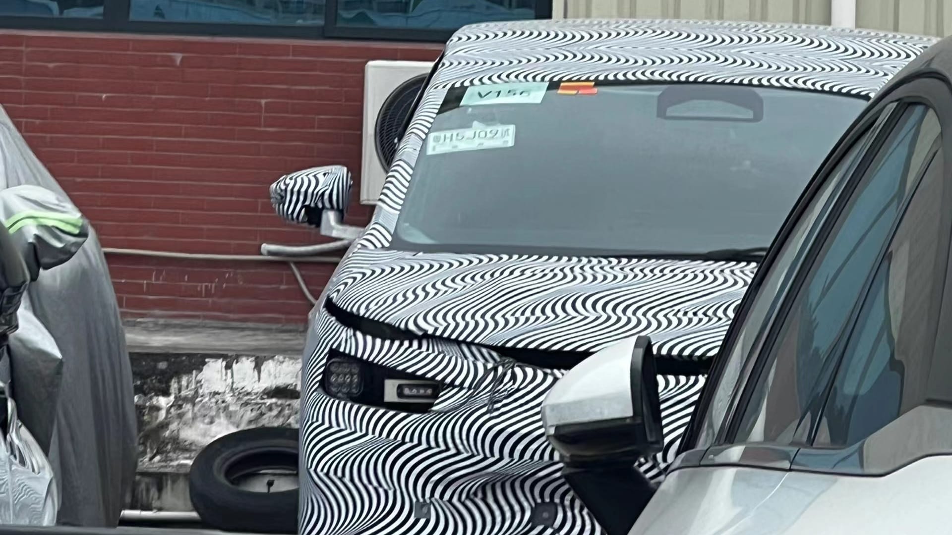 Interior of the Xpeng H93 MPV spied in China for the first time