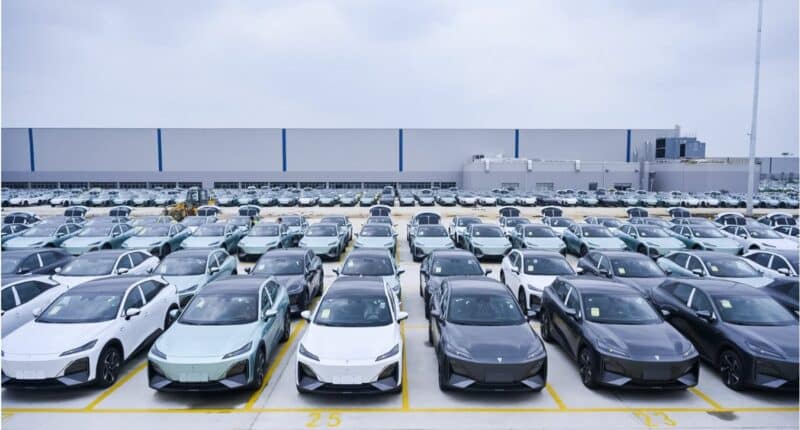 CATL-Huawei-Changan JV's Shenlan S7 electric SUV rolled off production ...