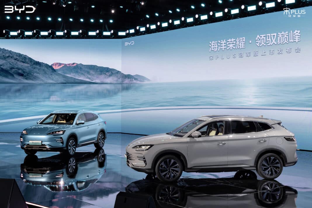 BYD Song Plus Champion Edition launched in China. EV version starts at ...