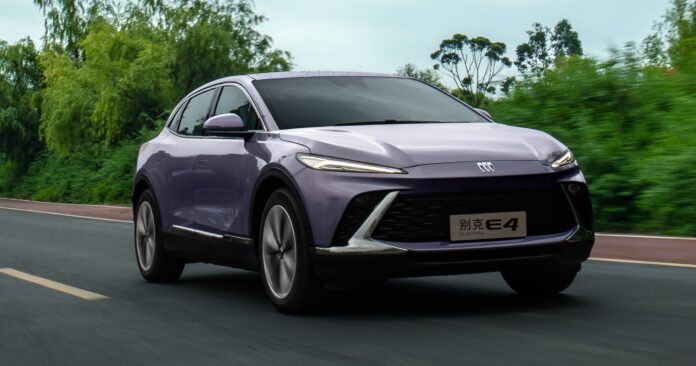 Buick E4 pure electric SUV launched in China, with a range of 620km, starting at 26,400 USD