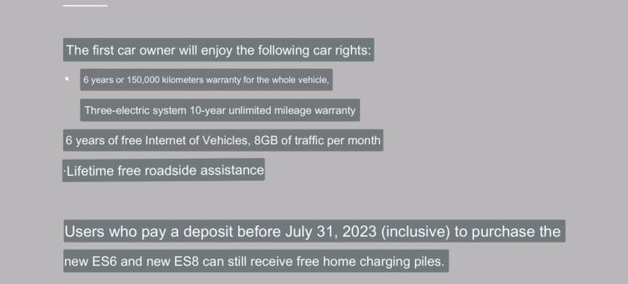 Nio joins the price war, lowering cost of every model by 4,200 USD. ES6 NT2 included