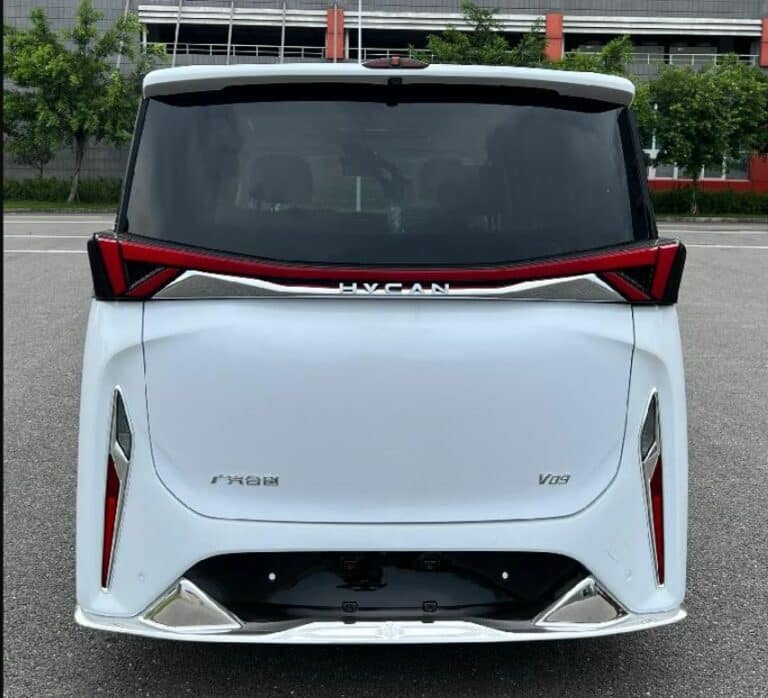 Rivals Denza D9, former GAC-Nio JV's all-electric Hycan V09 MPV has a 750 km range