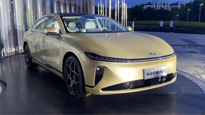 Changan Qiyuan A07 debuted in China with 705 km of electric range
