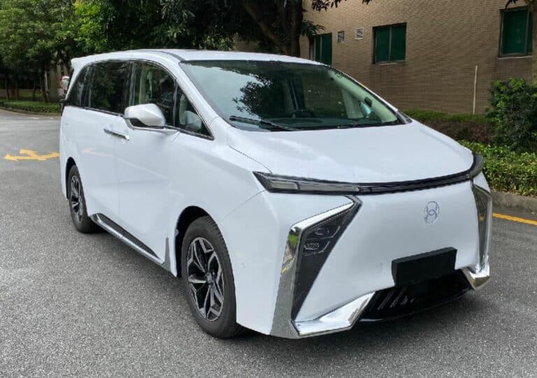 Rivals Denza D9, former GAC-Nio JV's all-electric Hycan V09 MPV has a 750 km range