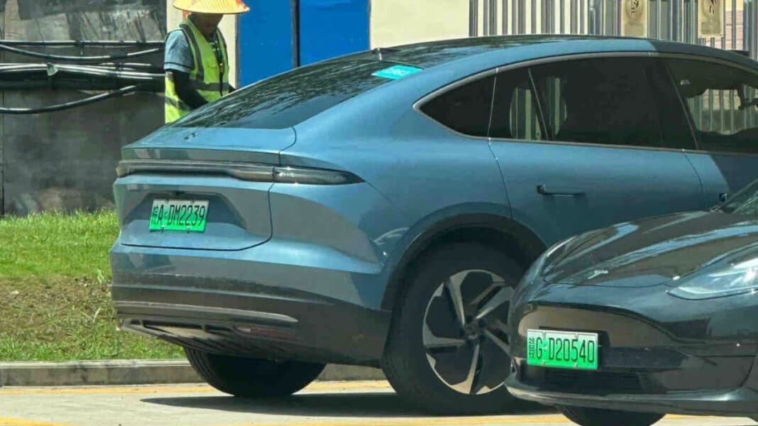 Nio EC6 NT2 fastback SUV was spied in the wild in China. To debut at the Chengdu Auto Show