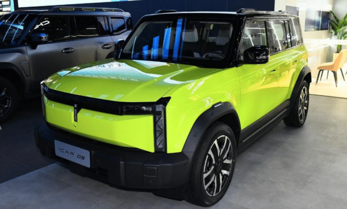 Chery iCar 03 market entry expected September, price tag at 20,000 USD