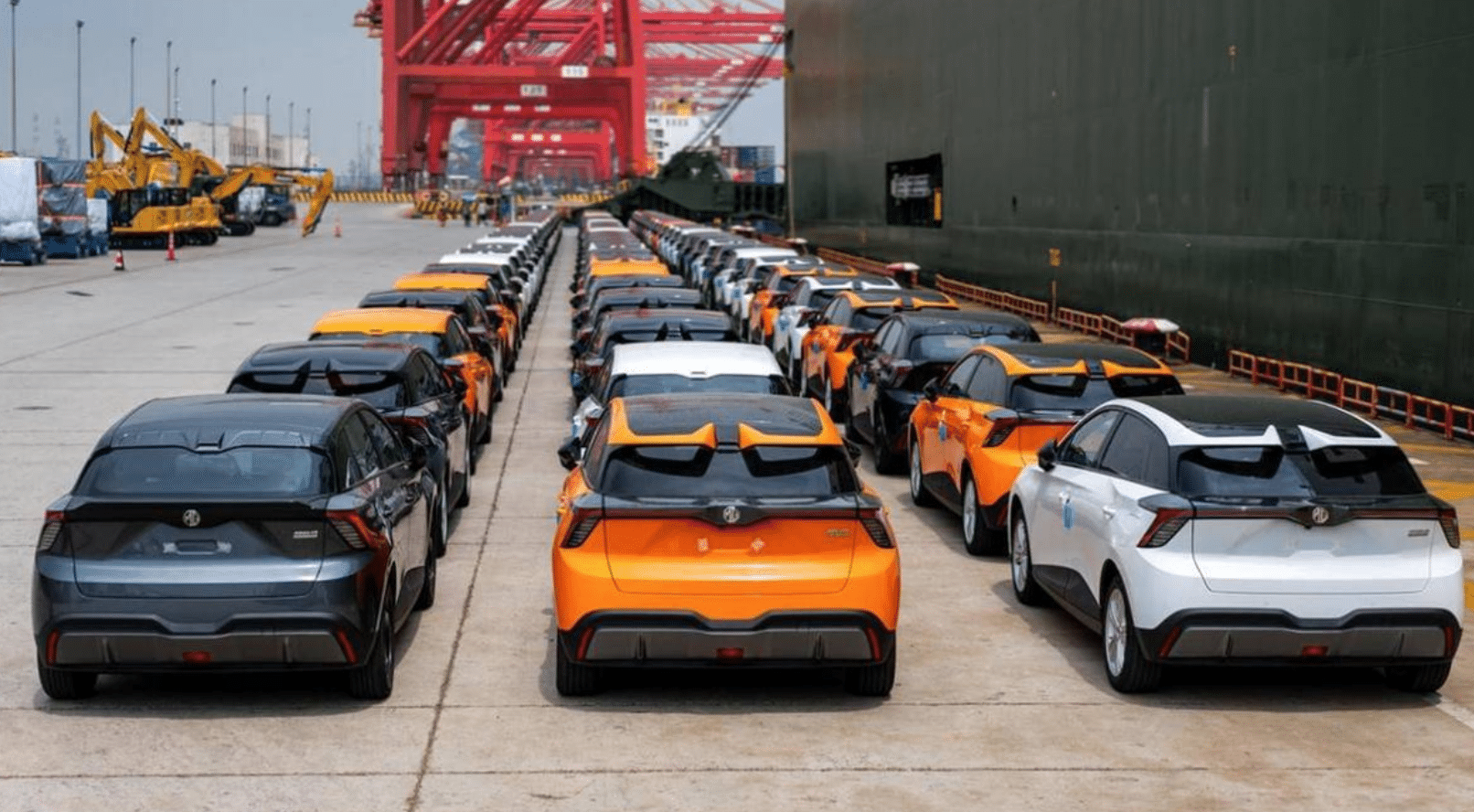 SAIC Motor first deep sea car carrier launched in Shanghai shipyard