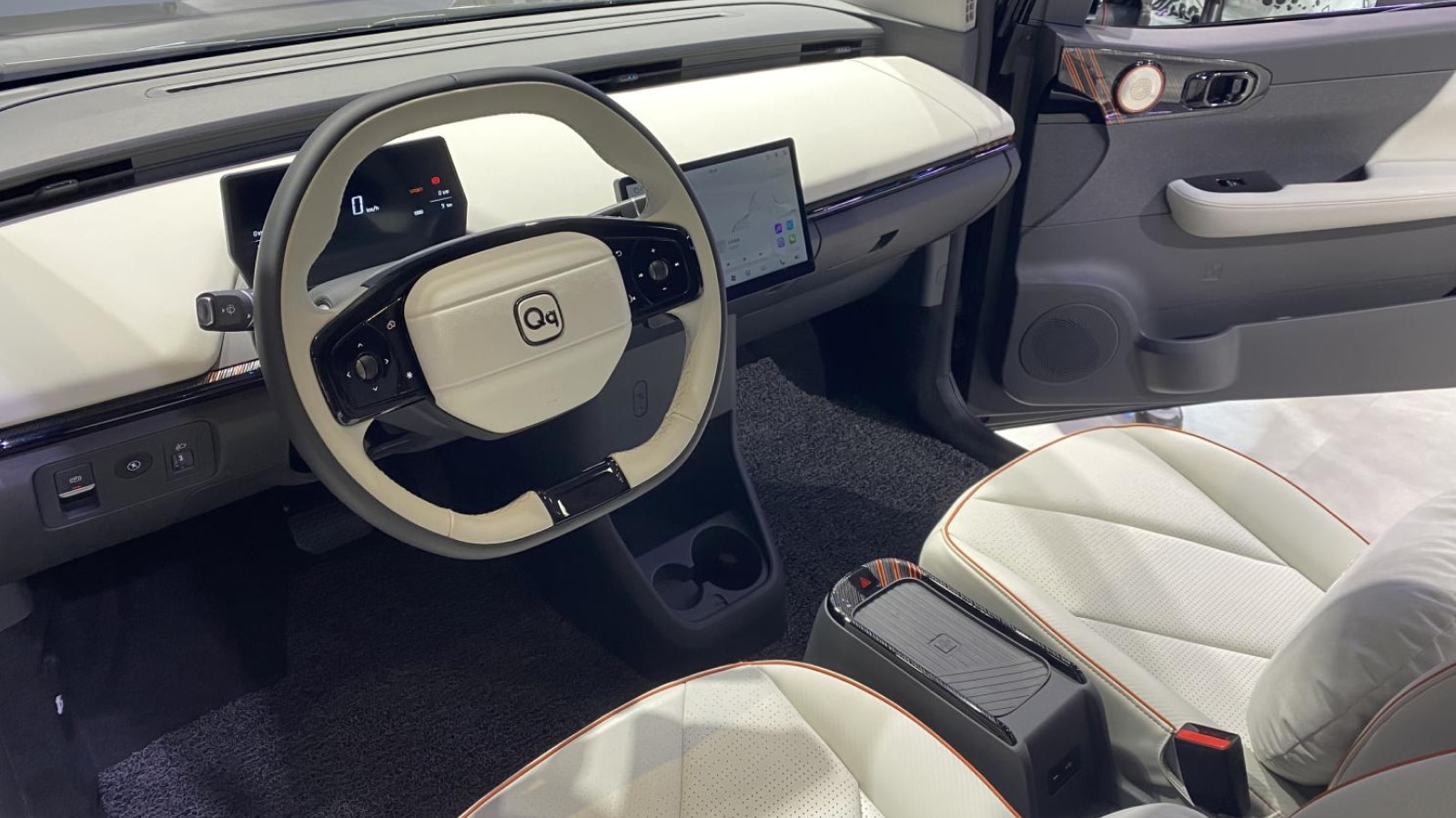 City car with 75 hp and 408 km range. All-new Chery eQ1 was presented in China