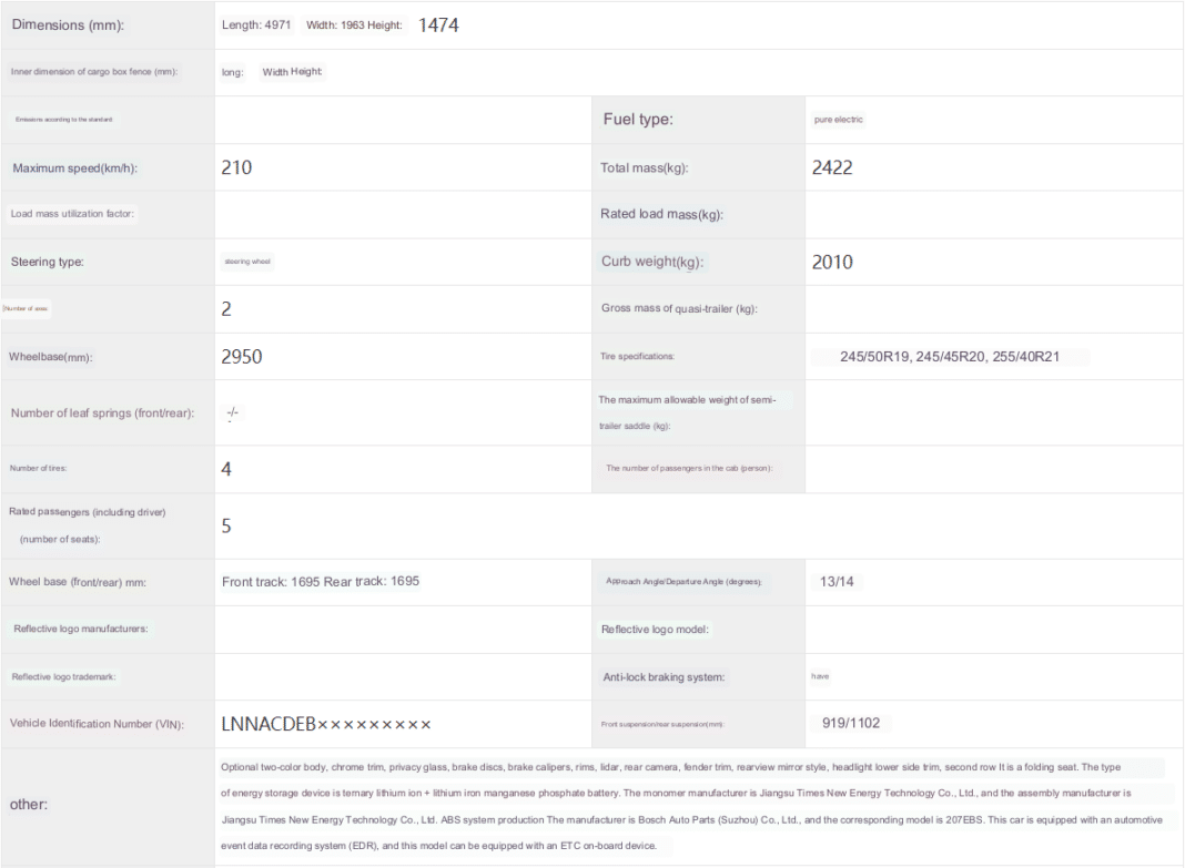 Luxeed S7 EV sedan from Huawei and Chery has 496 hp and CATL’s battery