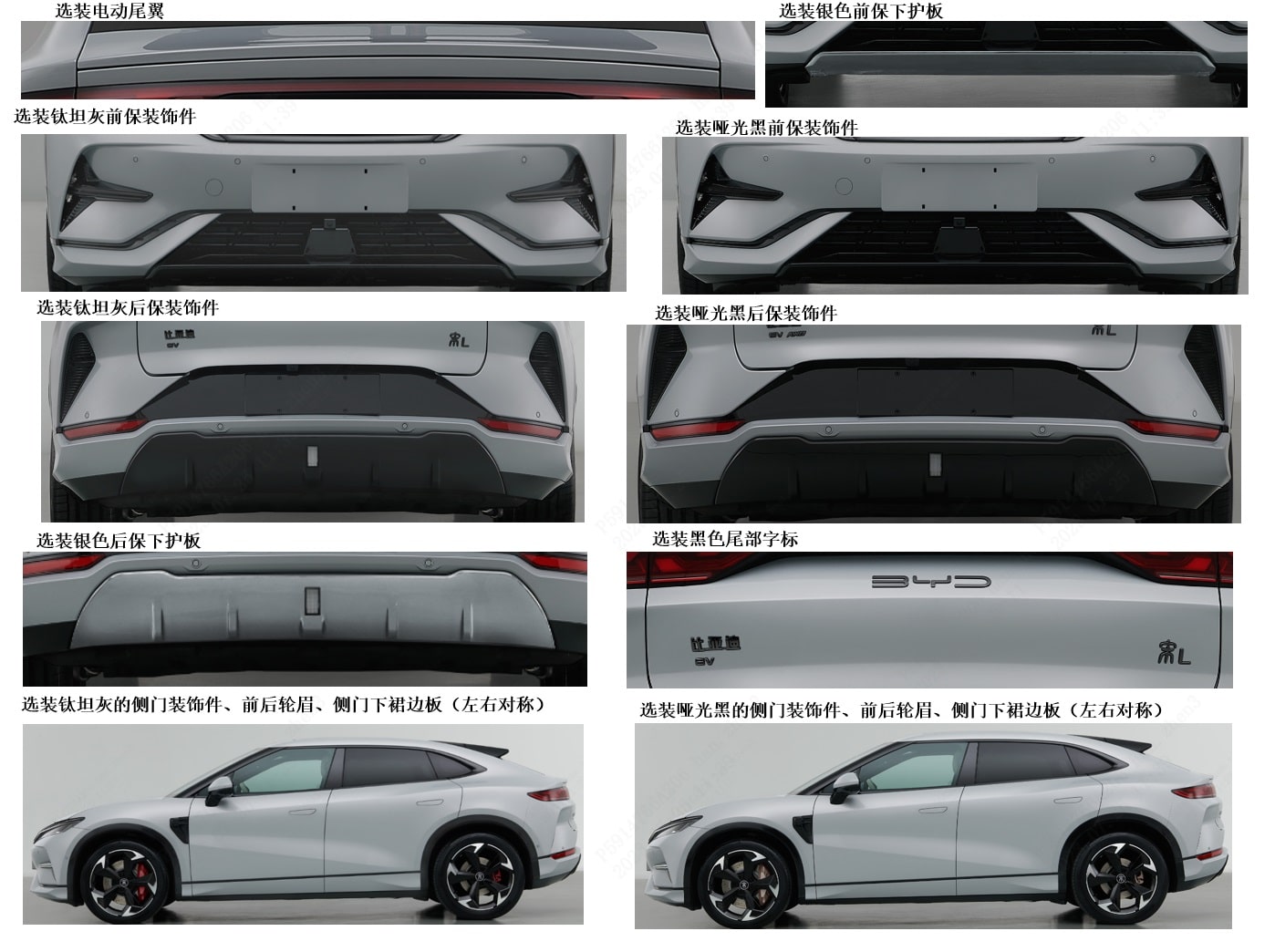 BYD Song L revealed 510 horsepower, single and dual motor options