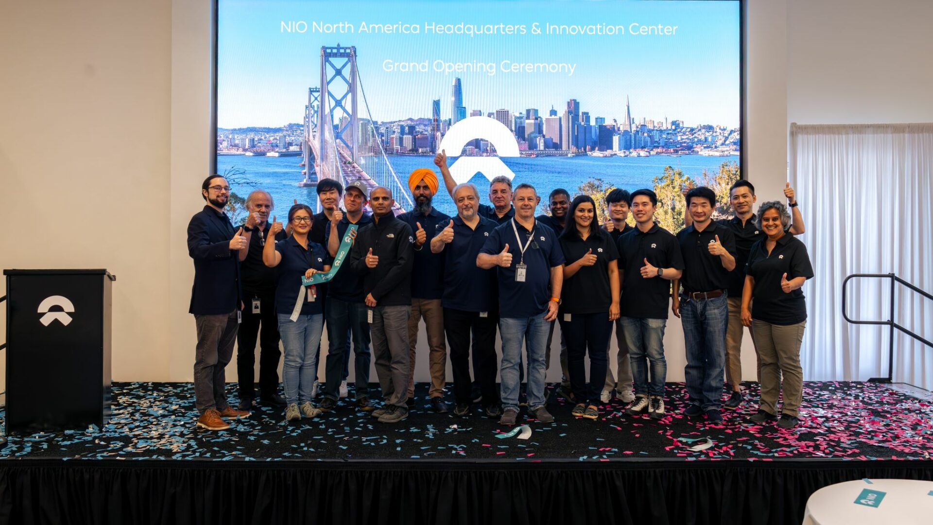 Nio opened new HQ in United States