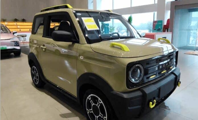 An all-electric off-road mini EV, Geely Panda Knight launched, priced ...