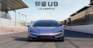 BYD's YangWang U9 electric supercar spotted on track