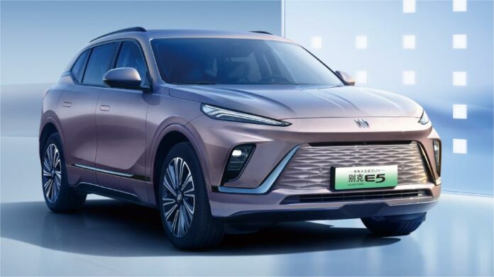 Buick E5 EV Pioneer Edition launched in China, starting at 23,200 USD