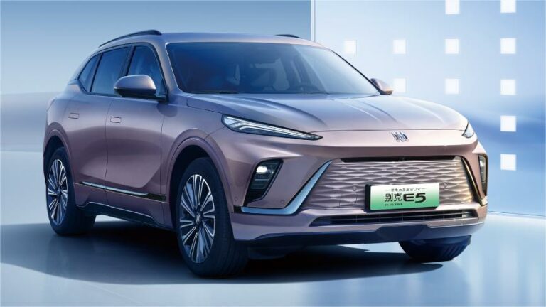 Buick E5 EV Pioneer Edition launched in China, starting at 23,200 USD