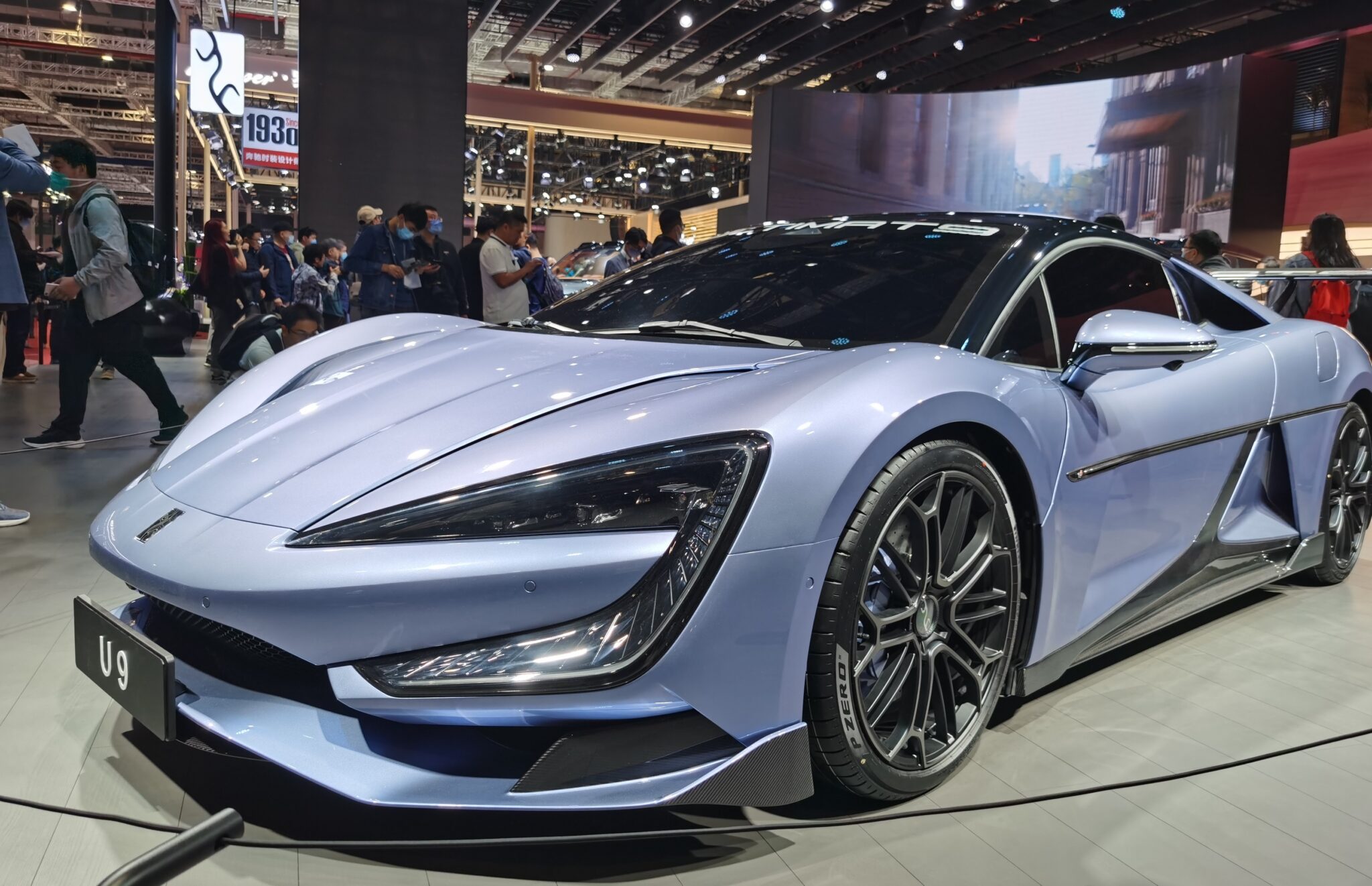 BYD's YangWang U9 electric supercar spotted on track