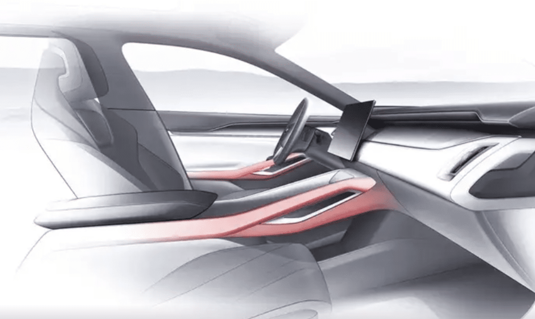 BYD upcoming flagship SUV latest interior images