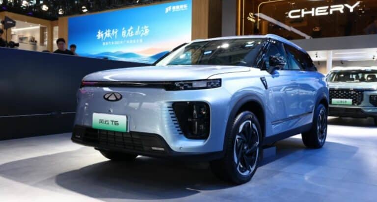 Chery Fengyun T6 SUV with BYD's FinDreams battery debuted