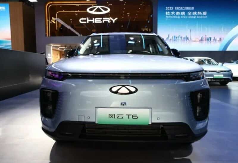 Chery Fengyun T6 híbrido enchufable SUV con BYD FinDreams batería ...