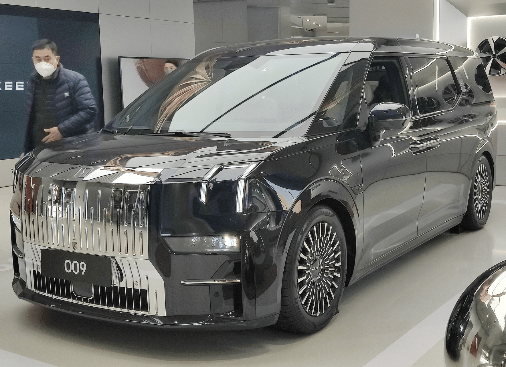 Geely Zeekr first electric sedan spotted on a road test