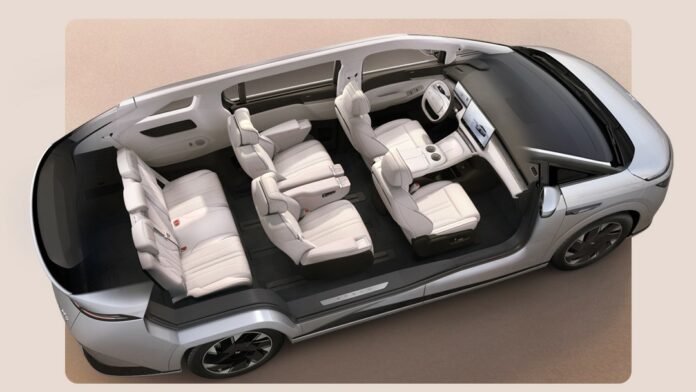 Xpeng X9 MPV revealed interior in China as it's ready for pre-sales