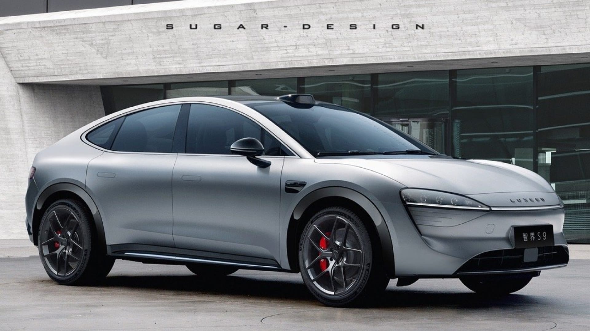 Luxeed S9 fastback SUV from Huawei and Chery spotted in China