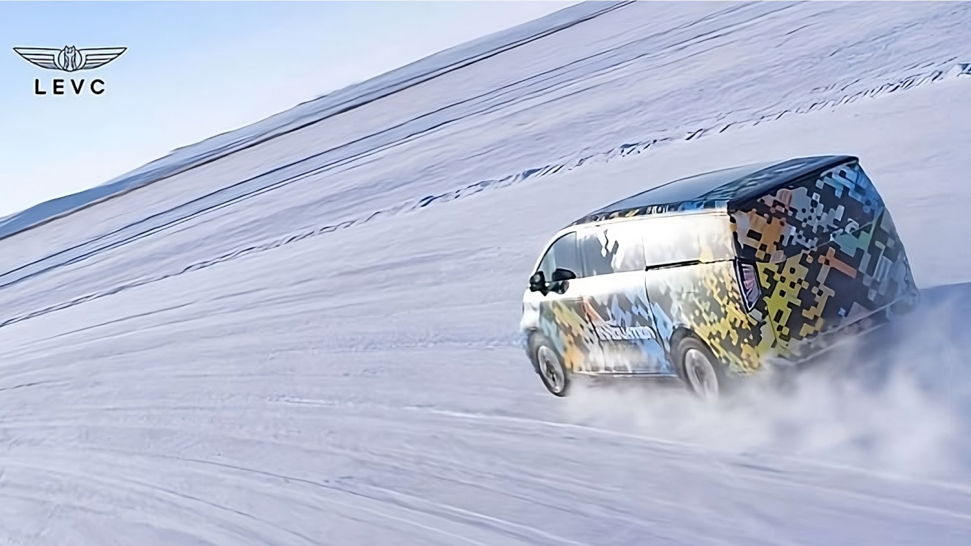 Geely’s LEVC L380 electric MPV undergoes winter tests in China