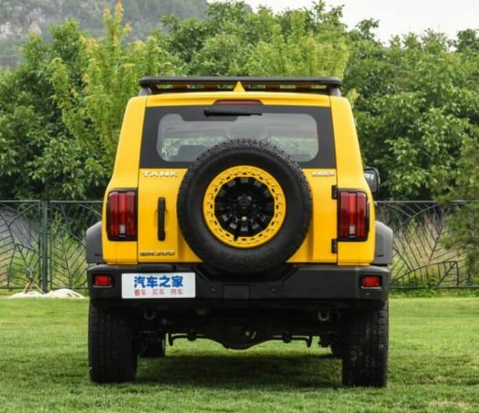 Tank 330 off-road vehicle exposed by Chinese MIIT