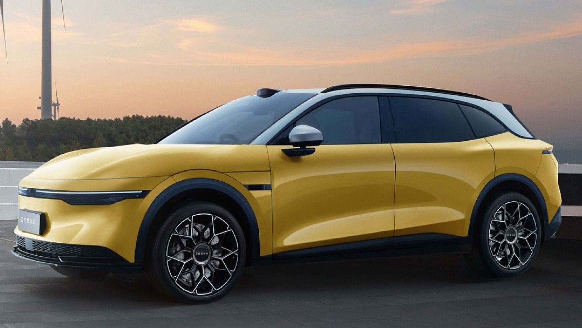 Zeekr CX1E electric SUV from Geely spotted in China