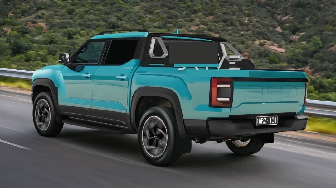 BYD pickup truck revealed in new spy photos