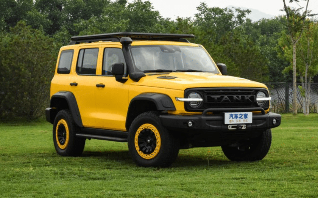 Tank 330 off-road vehicle exposed by Chinese MIIT