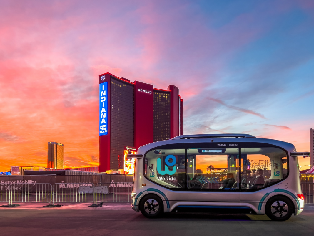 WeRide unveiled L4 Robobus at CES 2024, providing demo rides