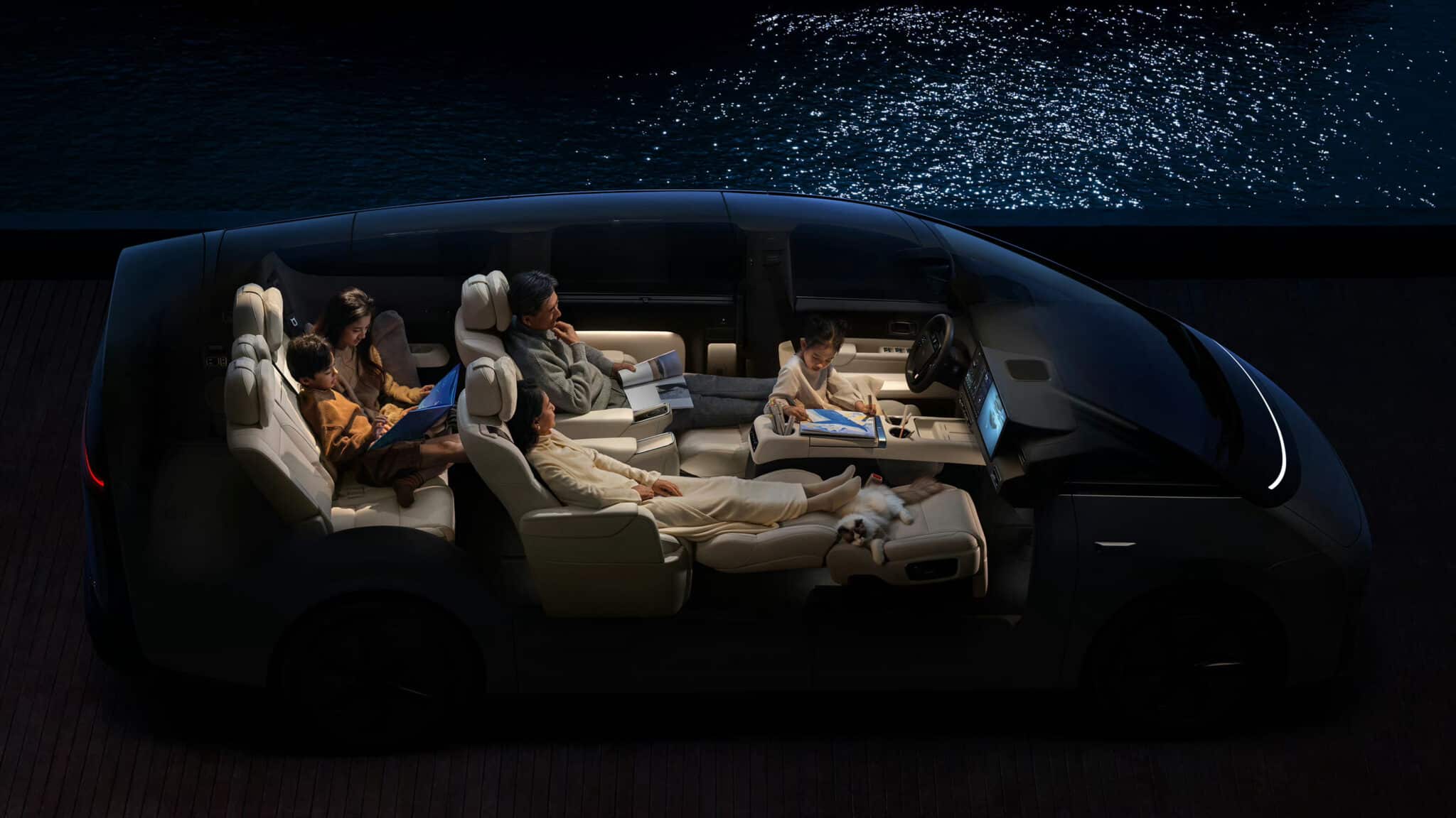 Li Auto Mega revealed new specs before the launch