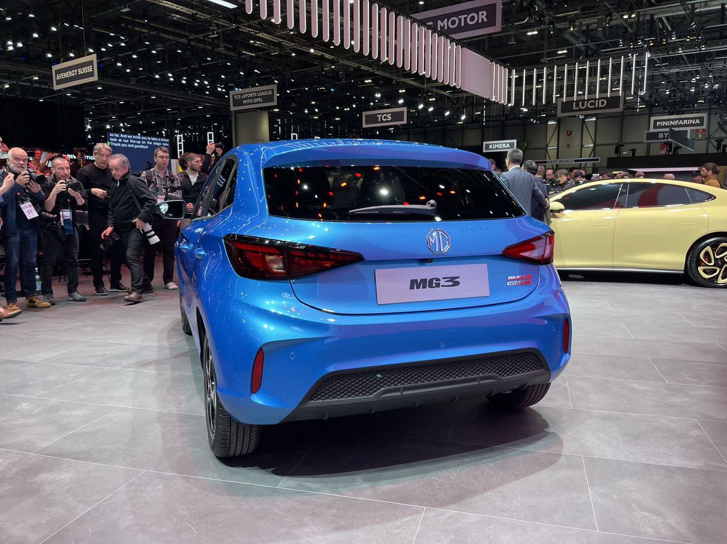 New MG 3 at Geneva has hybrid technology 2 generations ahead of Japan