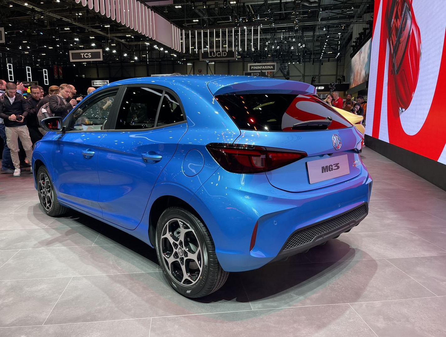 New MG 3 at Geneva has hybrid technology 2 generations ahead of Japan