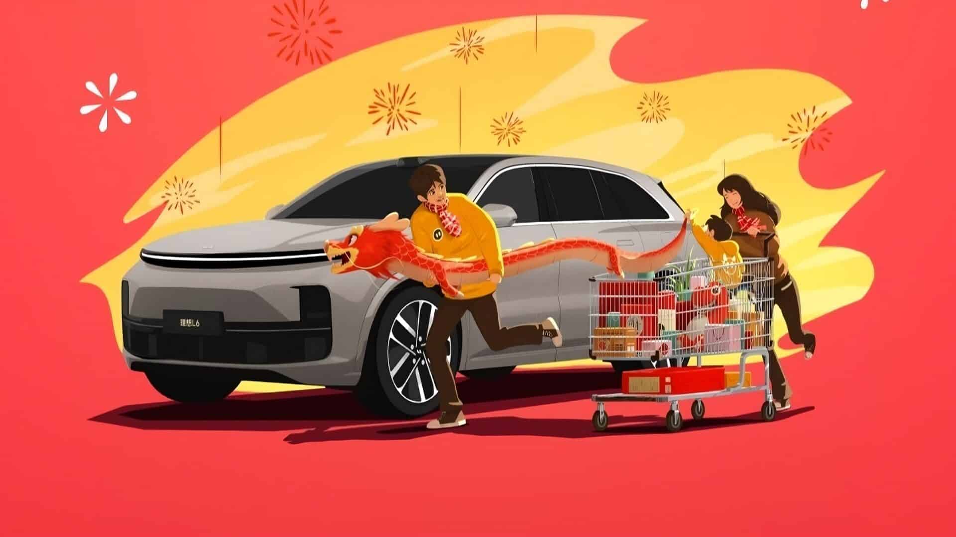 Li Auto teases the new L6 SUV before the launch