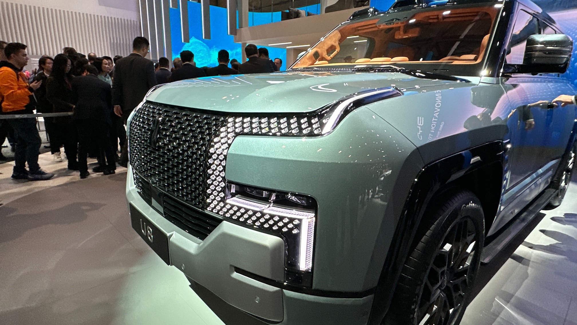 BYD's YangWang U8 water-floating SUV debuts in Europe