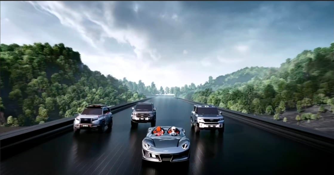 BYD revealed Fang Cheng Bao Super 9 electric convertible supercar concept