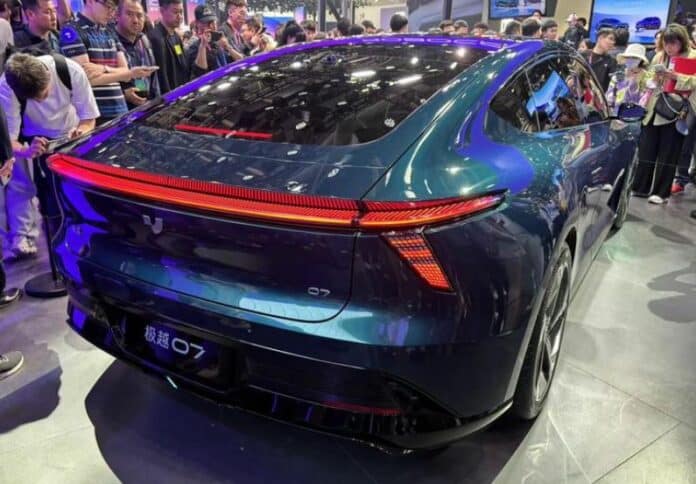 Jiyue 07 backed by Geely & Baidu unveiled at Beijing Auto Show